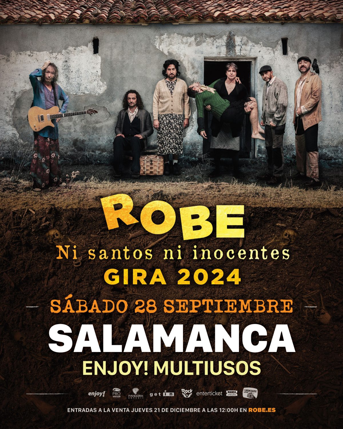 ROBE INIESTA INCLUYE SALAMANCA EN SU GIRA DE 2024 - Diario de conciertos